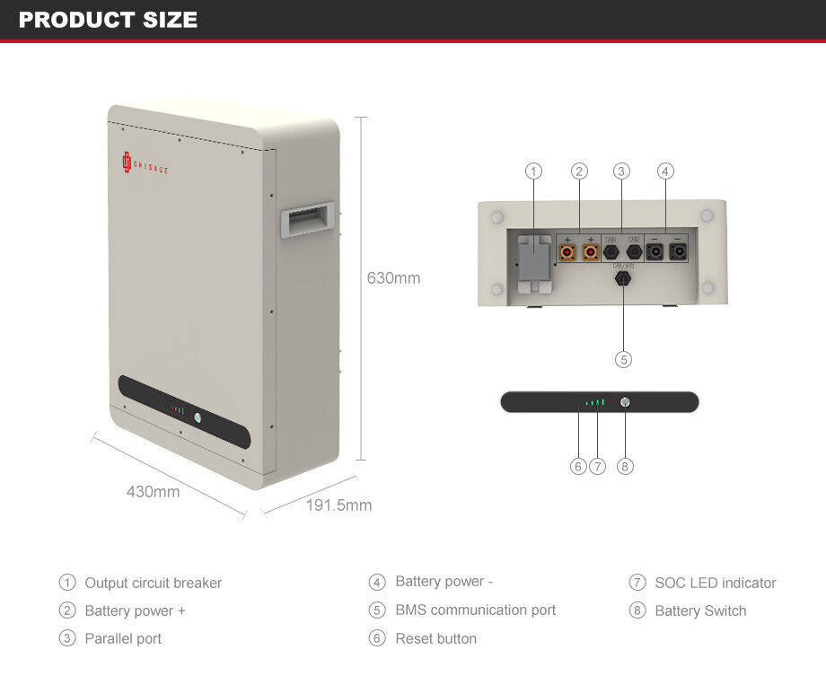 Buy Wholesale China Chisage 51.2v 100ah 51.2kwh Ip65 Wall Mounted ...