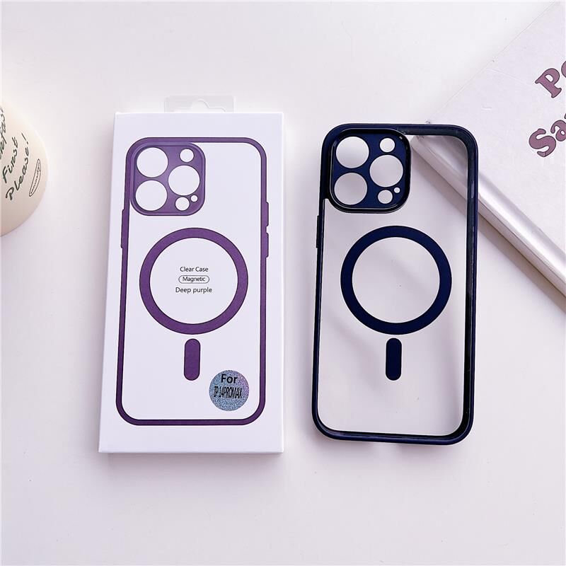 Buy Wholesale China Magnetic Wireless Charging Phone Case, Transparent ...