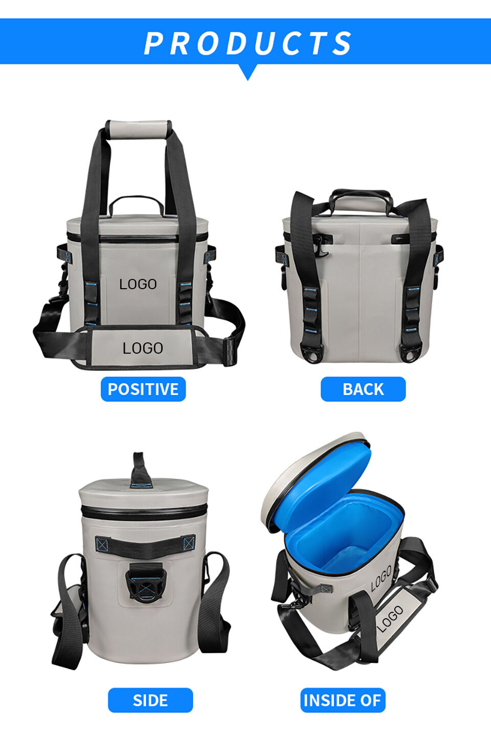 Buy Wholesale China Custom 840d Tpu Light Grey Waterproof Lunch Food ...