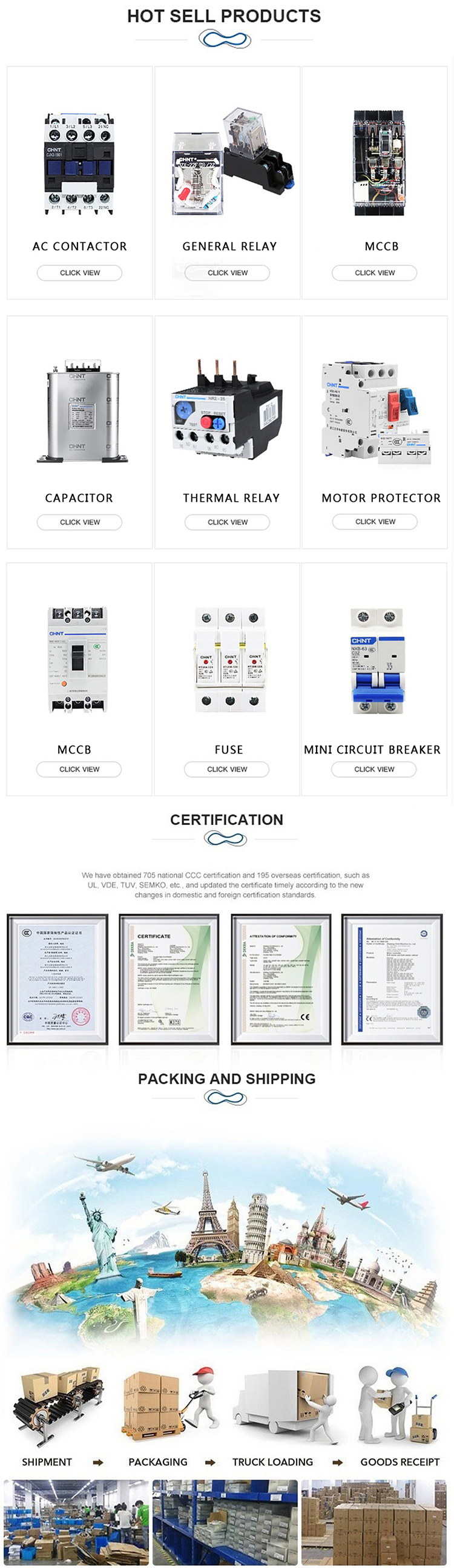 Chint Superior Quality Dz47 Smart Mini Miniature Circuit Breaker 1p 2p ...