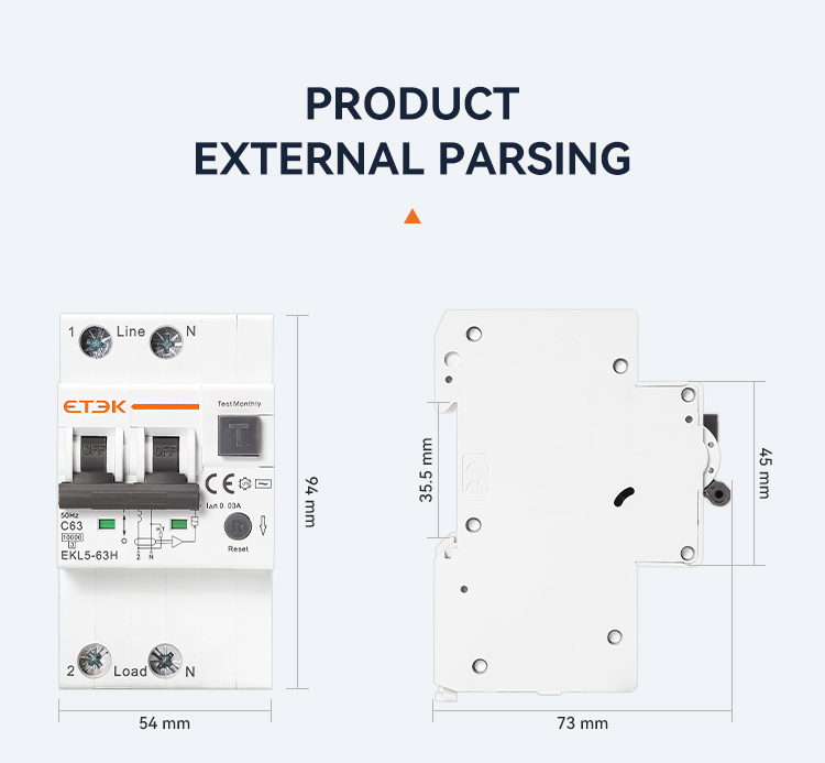 Buy Standard Quality China Wholesale Etek Rcbo Circuit Breaker 10ka 2p And 4p Miniature Circuit ...