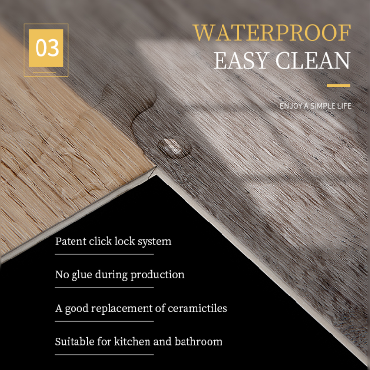 Vinyl Adhesive Waterproof Anti Slip Pvc Roof Floor Tile Plastic ...
