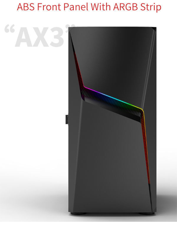Rgb Strip Design Wholesales Custom Logo Computer Case & Tower Desktop ...