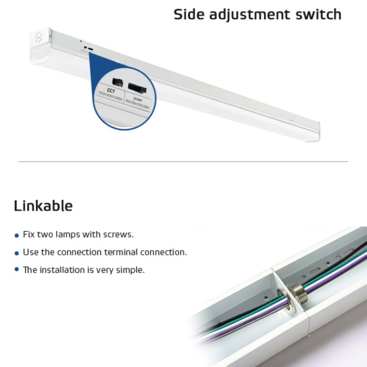 App Controlled Commercial Industrial 4ft 8ft Cool White Fluorescent ...