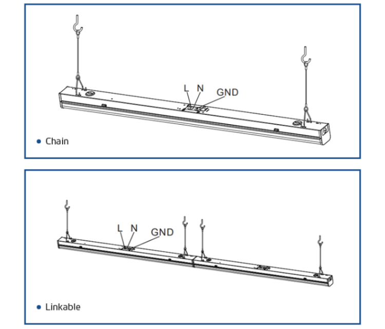 App Controlled Commercial Industrial 4ft 8ft Cool White Fluorescent ...