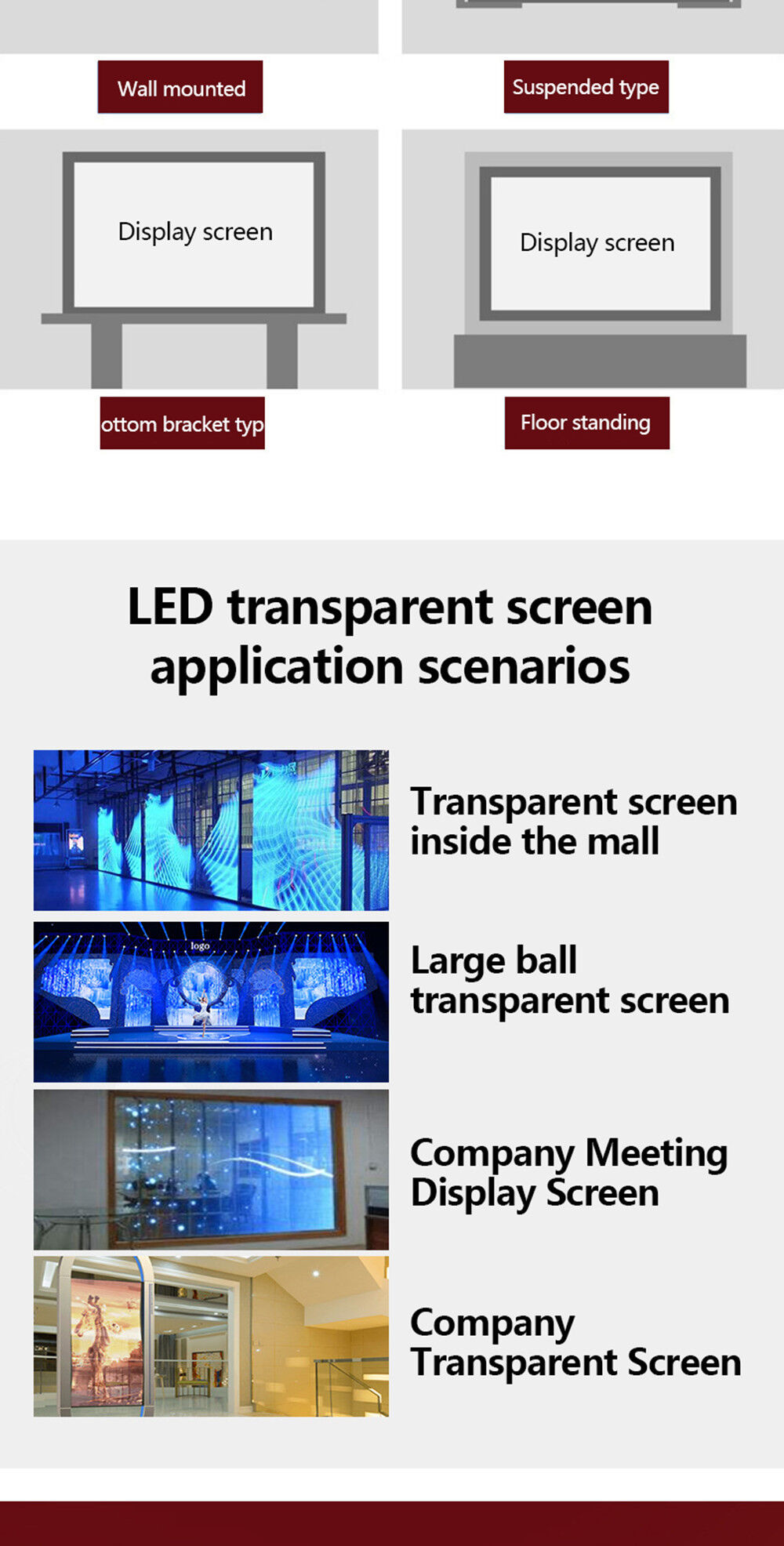 Buy Wholesale China P8 Indoor Window Transparent Led Film Display ...