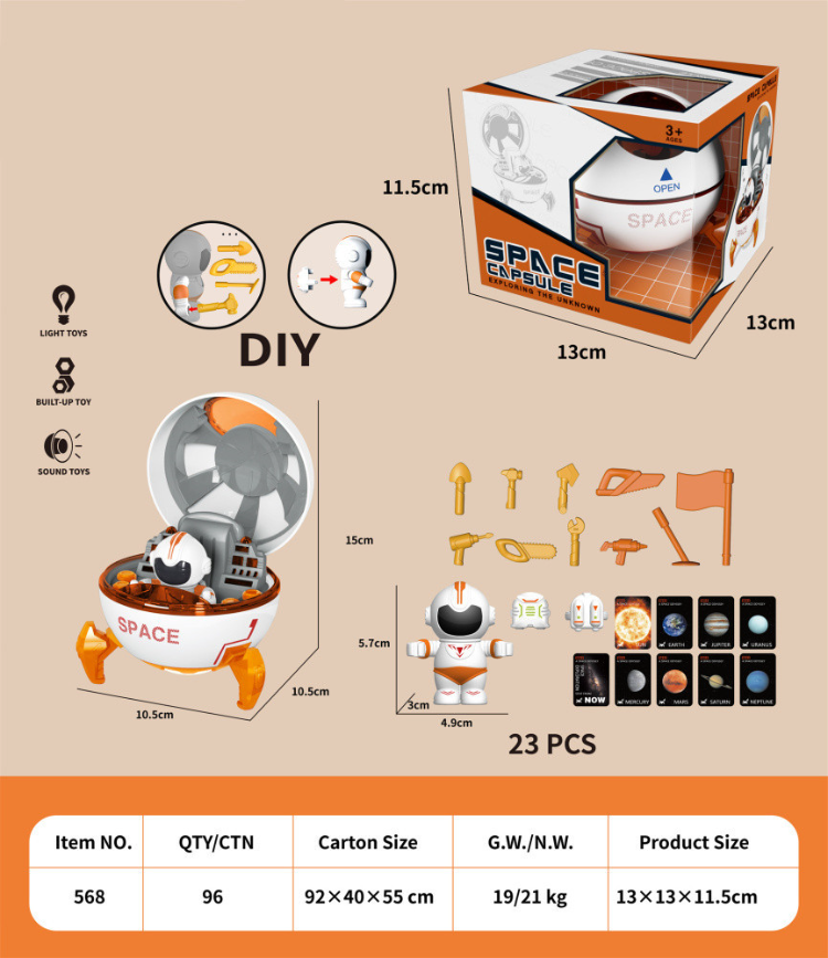 Bulk Buy China Wholesale Spaceship Model Light Music Astronaut Parent ...