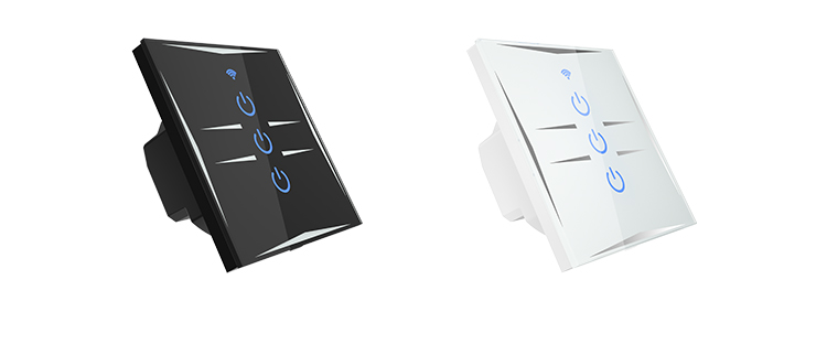 Glass Panel Slightly Touch Button To Control Lights Remote Control Wifi ...