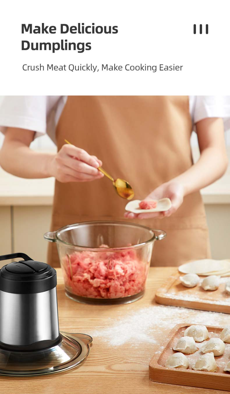 Multifunctional High Quality Luxury Useful Efficient 2.2l Kitchen Accessories Food Mincer Small ...