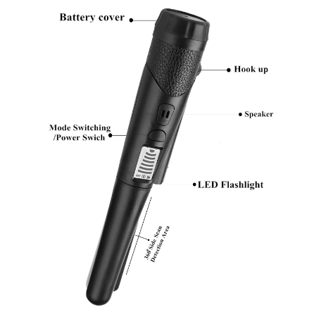 High Precisions Portable Handheld Metal G Pin Pointer Detector De ...