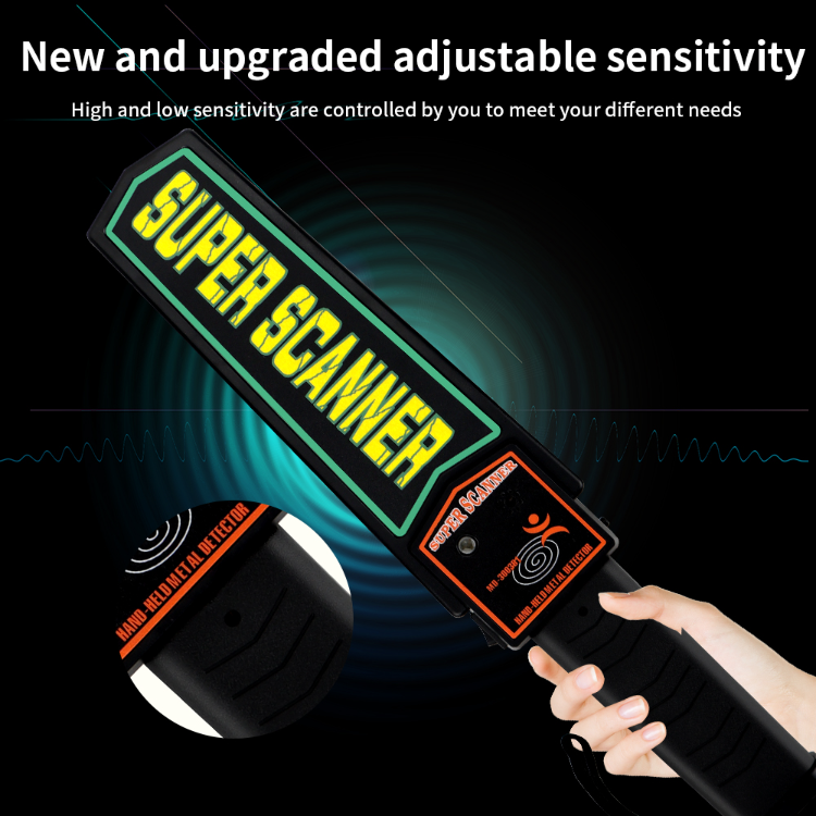 Md3003bi Portable Handheld Metal Detector Body Scanner For Railway ...