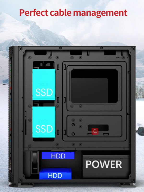 Soeyi Custom Logo Wholesales Pc Casing Mid Tower Oem/odm Cabinet ...