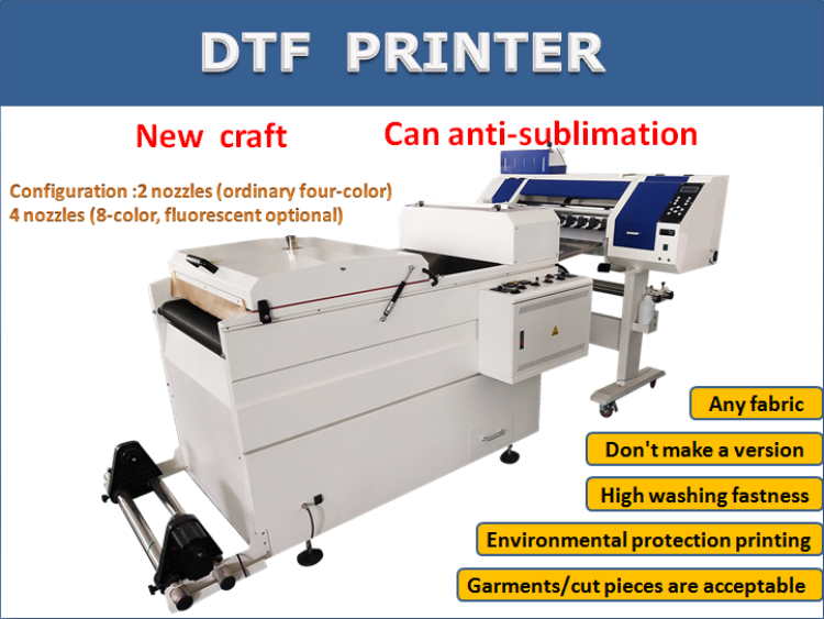 Buy China Wholesale Double Head I3200 Digital Dtf Printer 60cm A3 Pet ...