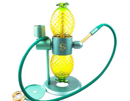 Factory Wholesale Price Pineapple Style 360 Degree Rotatable Gravity Bong 360 Gravity Hookah $10 ...