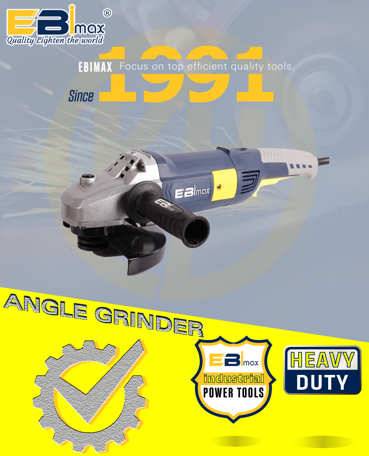 Ebimax New Arrival 2100w Hand Angle Grinder Wit Grip Max Duty Motor ...