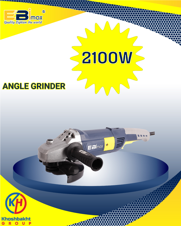 Ebimax New Arrival 2100w Hand Angle Grinder Wit Grip Max Duty Motor ...