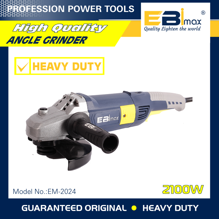Ebimax New Arrival 2100w Hand Angle Grinder Wit Grip Max Duty Motor ...