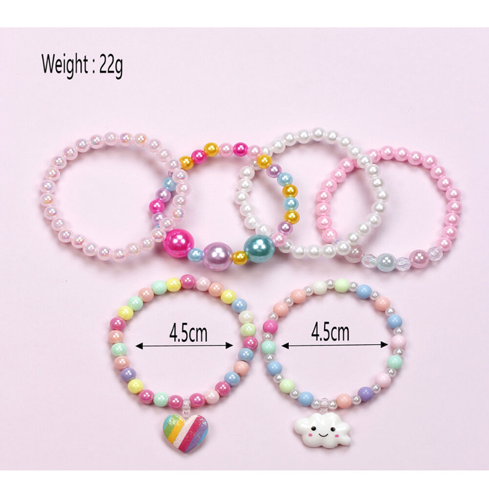 Buy Wholesale China Pink Seep Beaded Bracelets For Kids, Little Girl ...