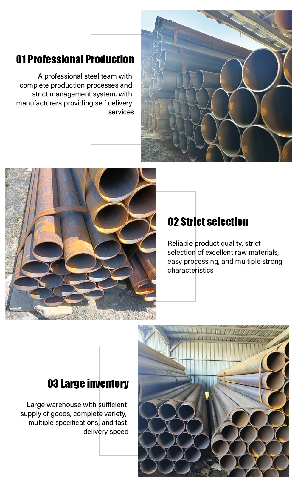 Bulk Buy China Wholesale China Customized Welded Steel Pipe Hot Rolled ...