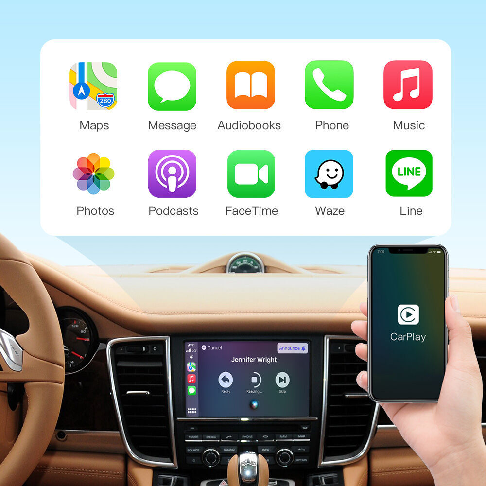 Carabc Wireless Carplay Android Auto Interface For Porsche Pcm3.1 Pcm3 ...