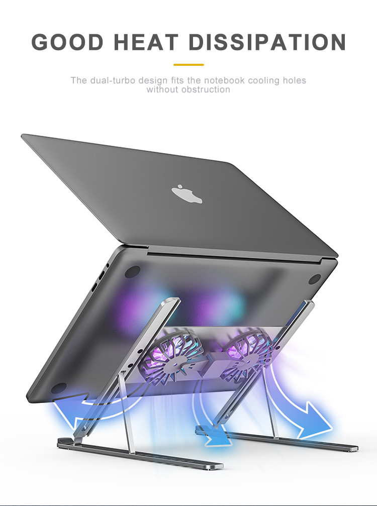 Wholesale Aluminium Alloy Adjustable Tablet Laptop Cooling Stand ...