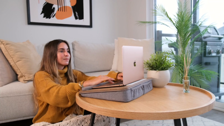 Jumon Bamboo Adjustable Angles Detachable Mouse Pad Dual Cushions ...