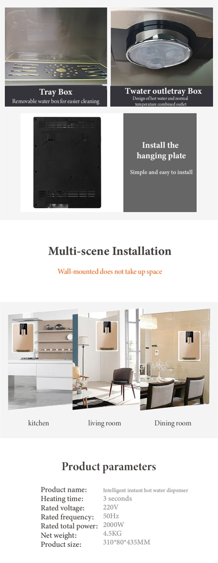 Intelligent Instant Hot Cold Water Ro Water Purifier Dispenser - China ...