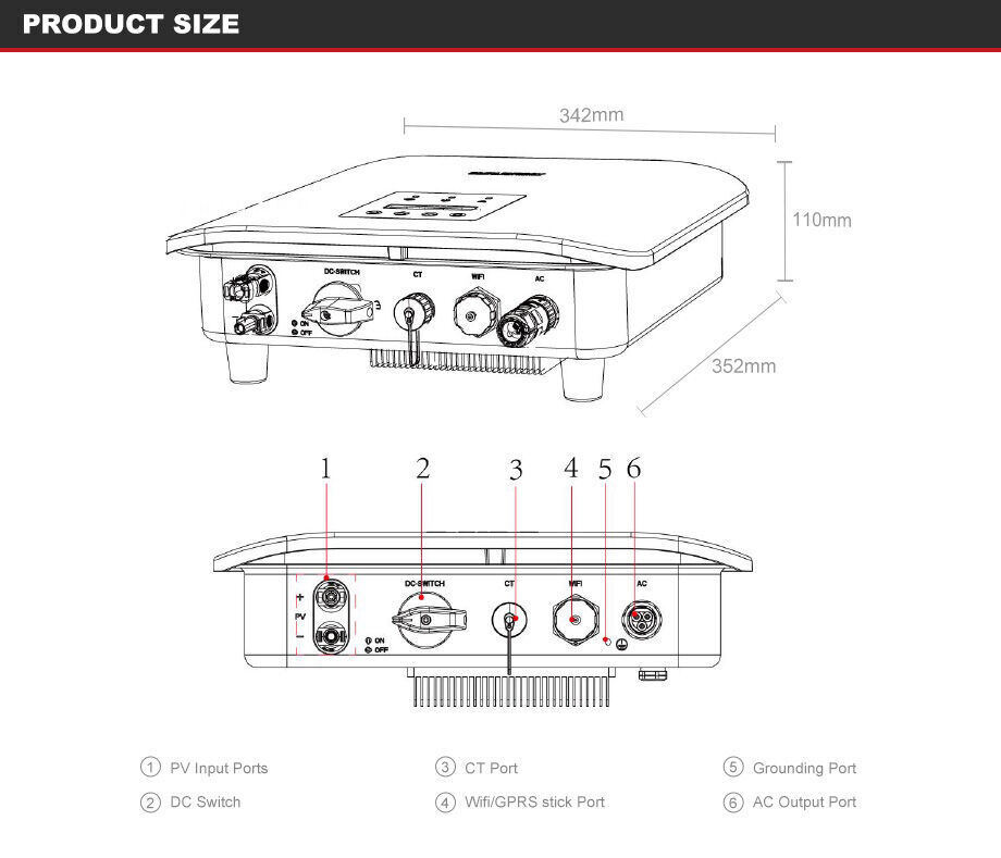 Buy Wholesale China Chisage Single Phase 3.6kw On Grid Inverter Ip65 ...