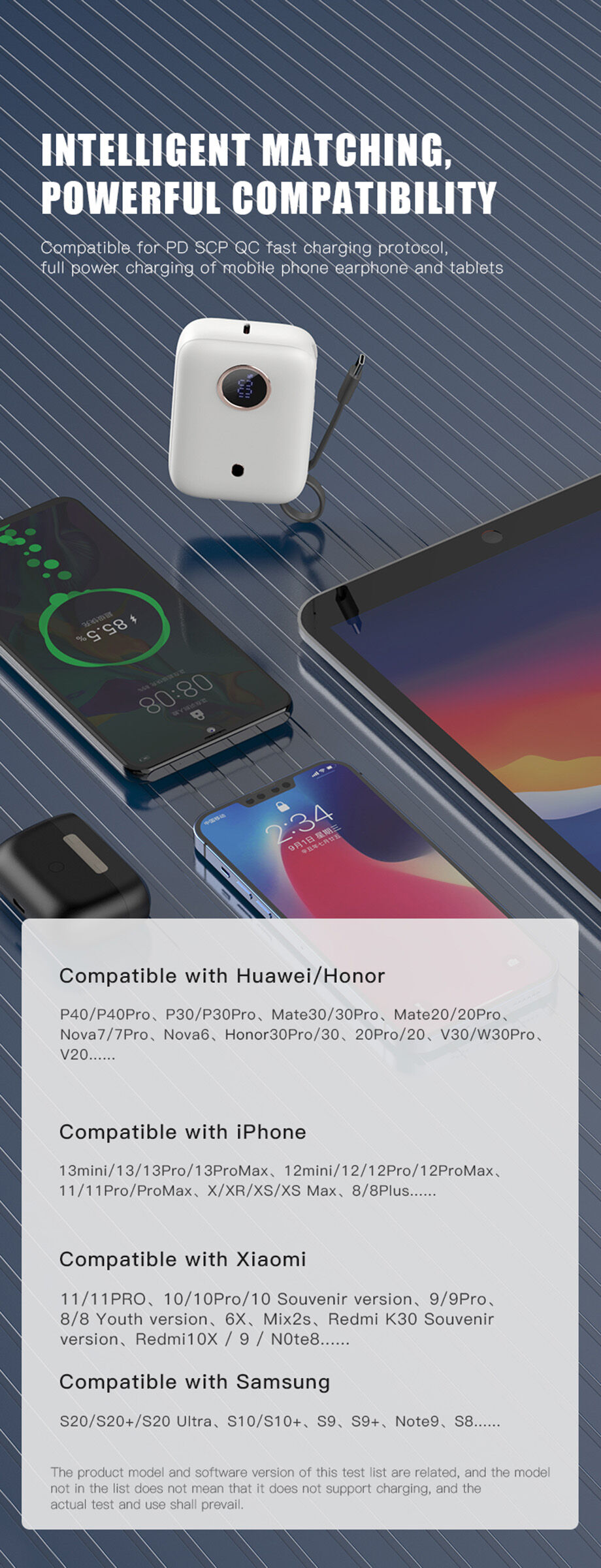 Buy Wholesale China Wst Super Power Bank Pd 30w 10000mah Fast Charging ...