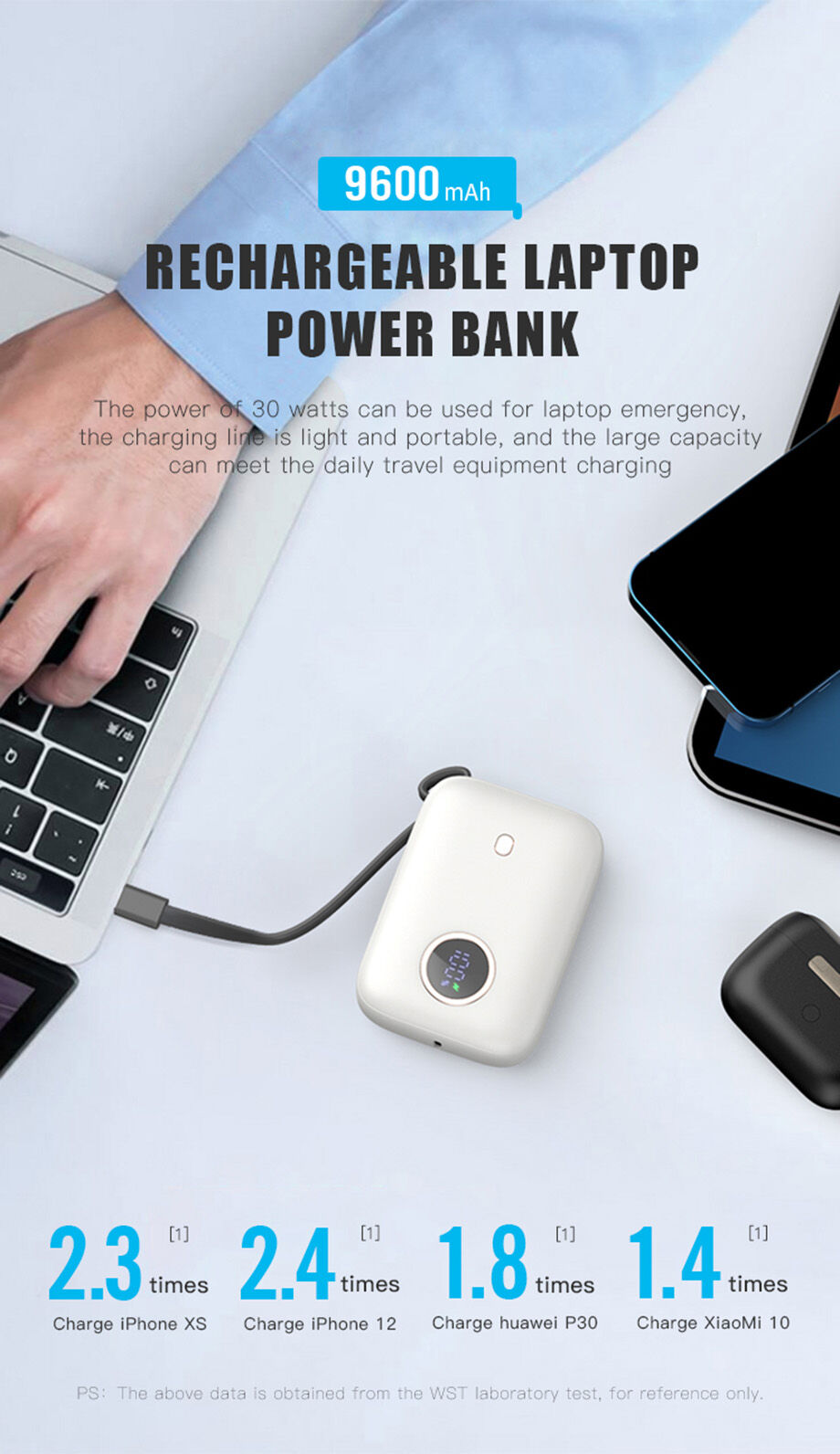 Buy Wholesale China Wst Super Power Bank Pd 30w 10000mah Fast Charging ...