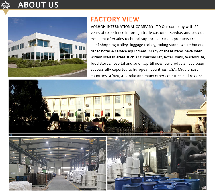 Stainless Steel Hotel Luxury Crown Foldable Bellboy Cart Rack Concierge ...