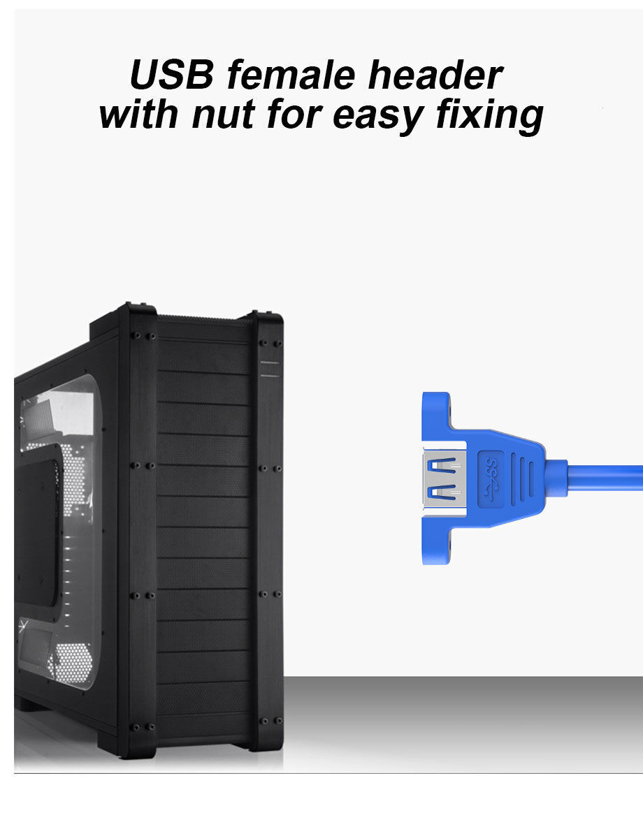 Panic Buying Usb3.1 Male To Female Extension Cable With Ears Can Be ...