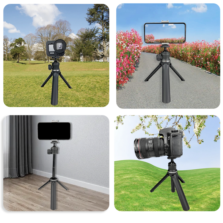 Extension Pole Tripod, Mini Selfie Stick Tripod Stand Handle Grip For ...