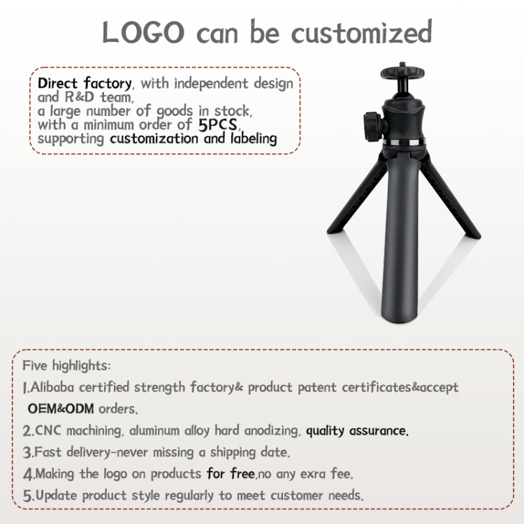 Buy China Wholesale Extension Pole Tripod, Mini Selfie Stick Tripod ...