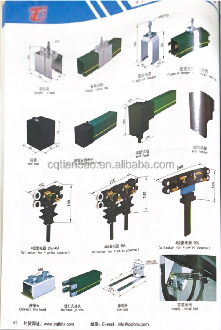 Bulk Buy China Wholesale Power Distribution Enclosed Conductor Rail ...