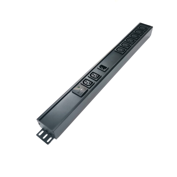 1u Metered Pdu Rack Mount Power Distribution Units 8 Way C13 Two C14 Socket, Pdu Rack Power ...
