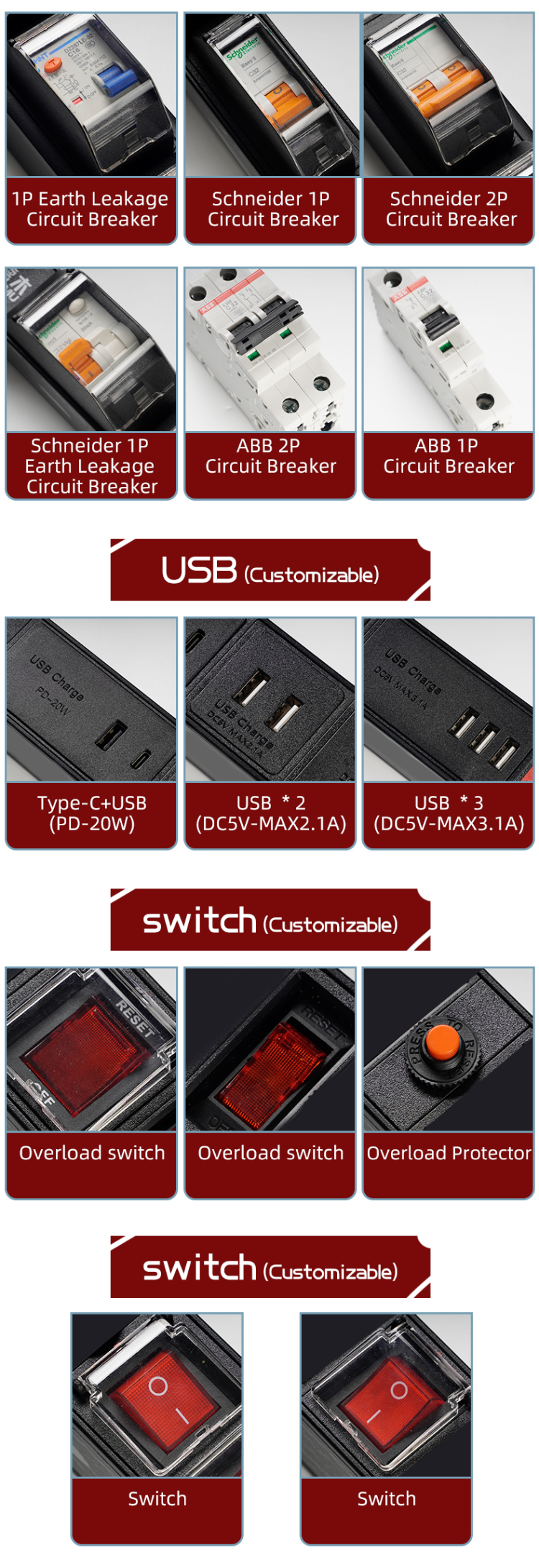 Buy China Wholesale Demu 19 Inch 1u 8 Way Us Standard Mining Pdu With ...