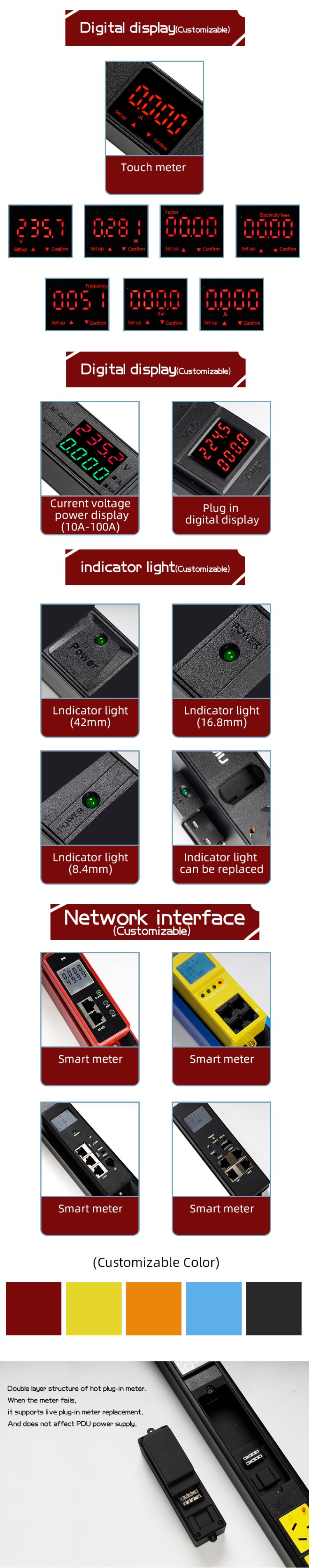 Buy China Wholesale Demu 19 Inch 1u 8 Way Us Standard Mining Pdu With ...