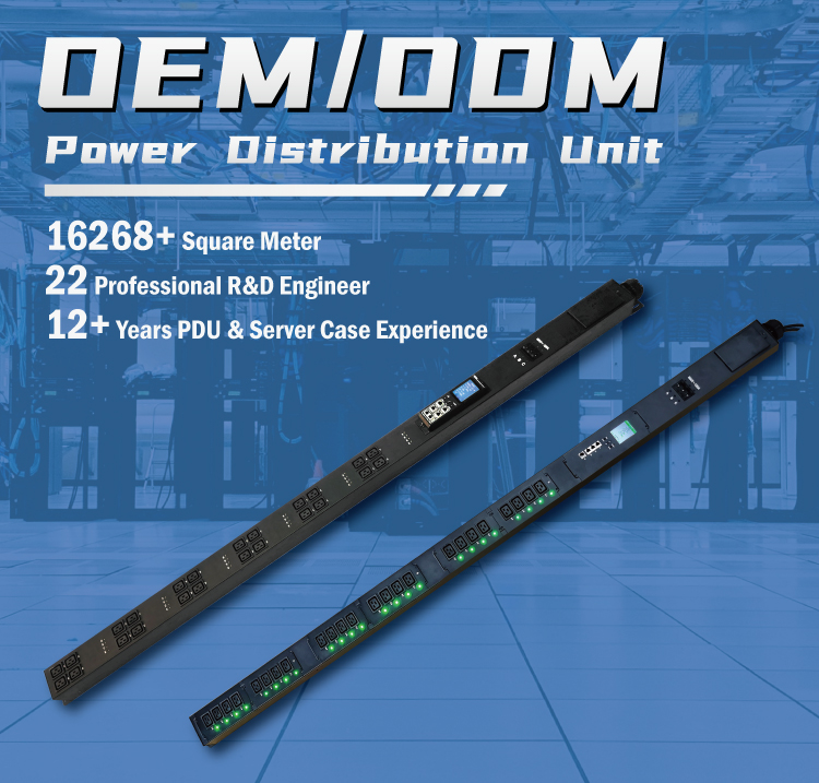 Oit 12/18/24ways Network Cabinet Eu Uk Iec C13 C19 32a 63a Intelligent ...