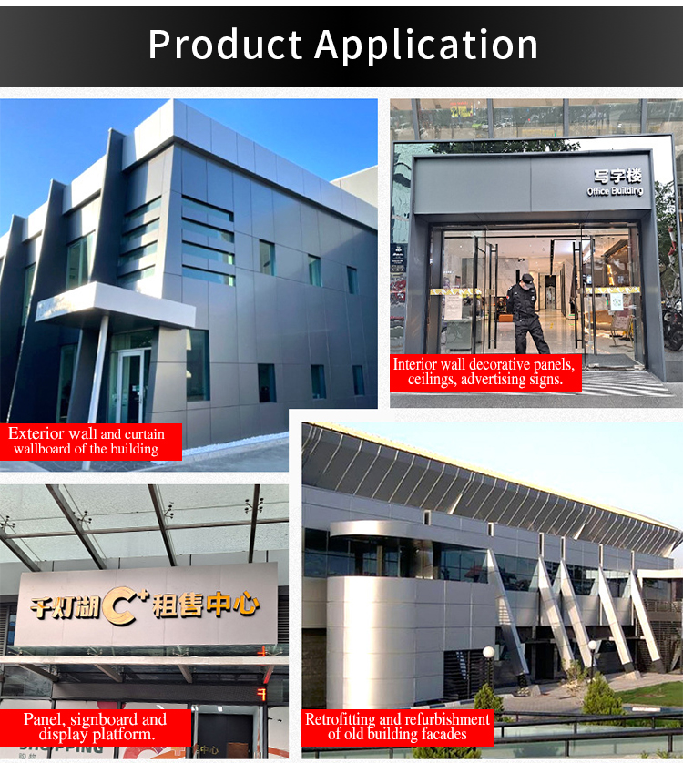 Pe Pvdf Aluminum Cladding Sheet Acp Aluminum Composite Panel Facade ...