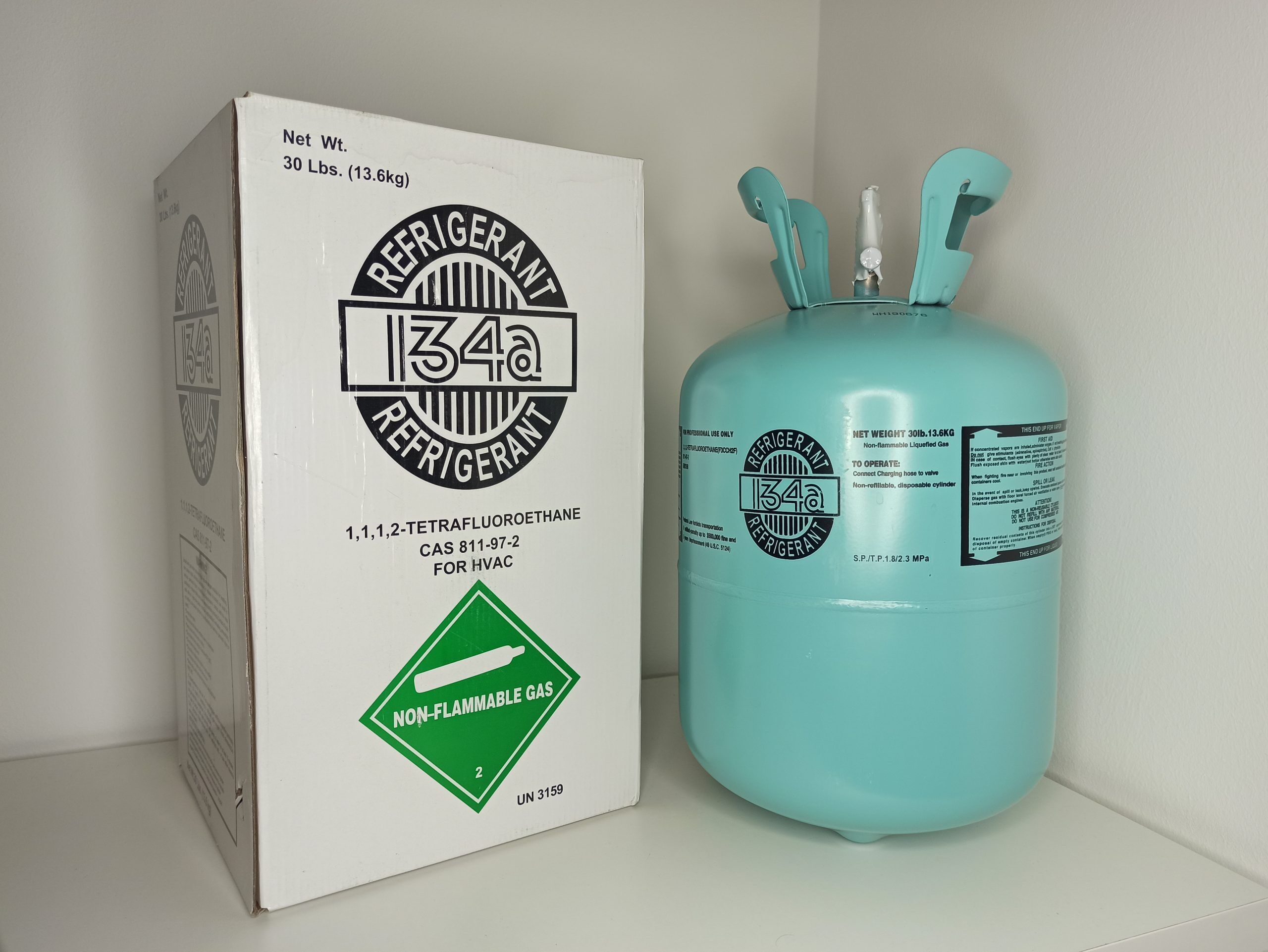 Manufacturer Direct Refrigerant R134a 13.6kg High Purity R134a ...