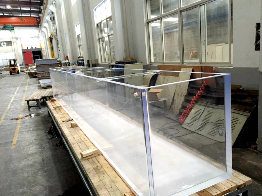 Custom Acrylic Round Tank Aquarium Large Clear Cylinder Large Diameter ...