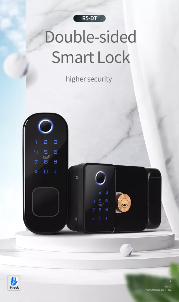 Buy Wholesale China Double Side Fingerprint Keypad Ttlock App Smart ...