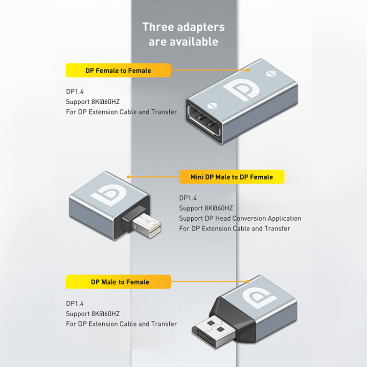 Buy Wholesale China 8k 1.4 Displayport To Displayport Extender Dp To Dp ...