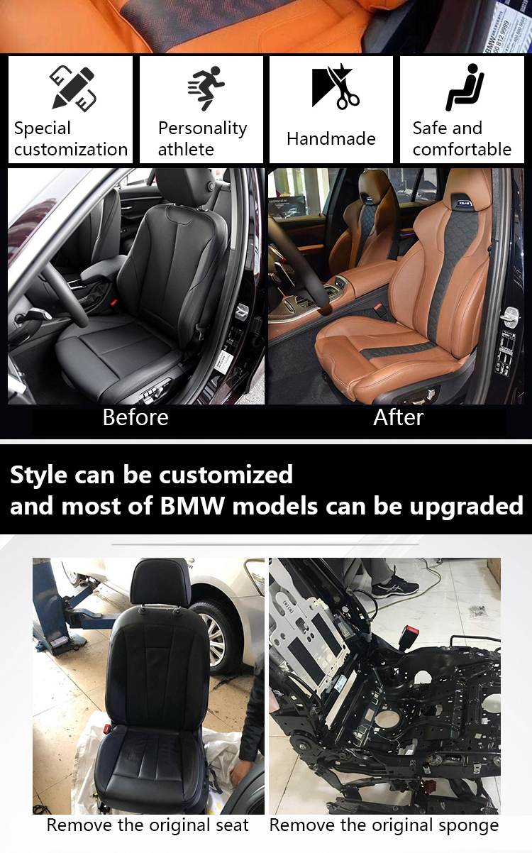 Car Interior Accessories Sports Style Car Interior Bucket Racing Seats ...