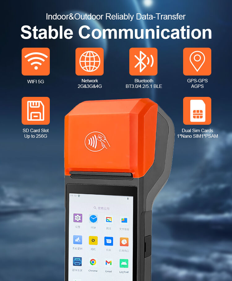 Smart Mobile Handheld Pos Payment Magnetic Reader Terminal Android Pos ...