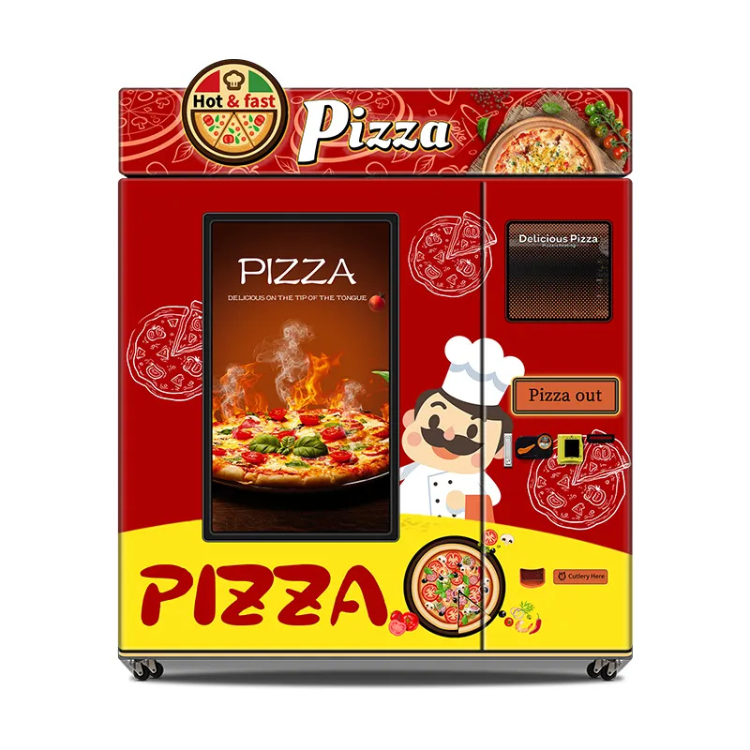 New Business Fast Food Outdoor Pizza Vending Machine Hot Food Pizza ...