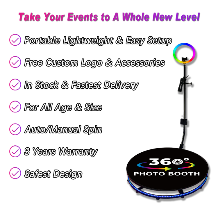 Buy Wholesale China Oux Custom Logo Anti Shaking 360 Video Booth ...