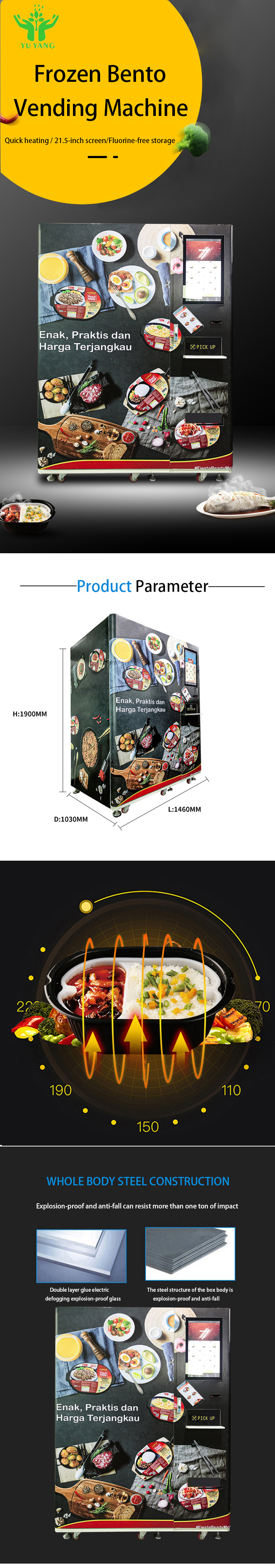 Hot Food Snack Vending Machine - China Wholesale Hot Food Vending ...