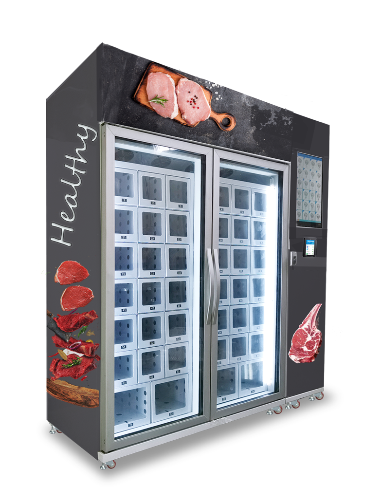 Buy China Wholesale Self-service Smart Vending Pork Frozen Meat Freezer ...